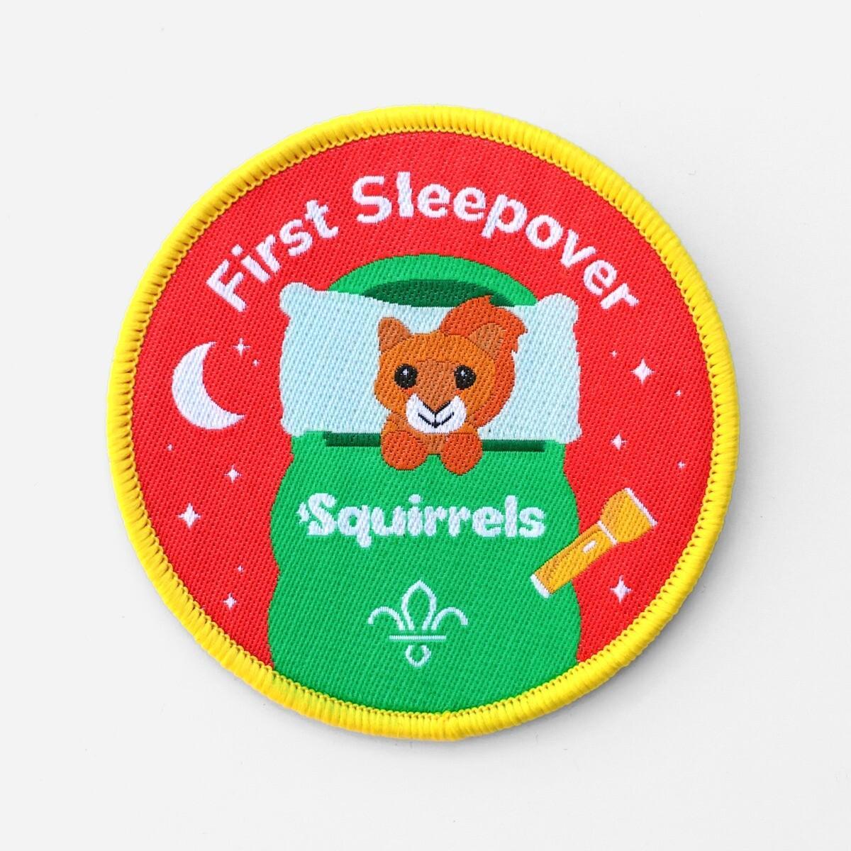 Squirrels First Sleepover Badge | Squirrel Scouts | Scout Store