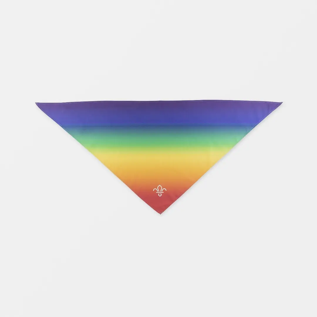 Scout Pride Scarf / Necker - Rainbow Flag | Scout Store