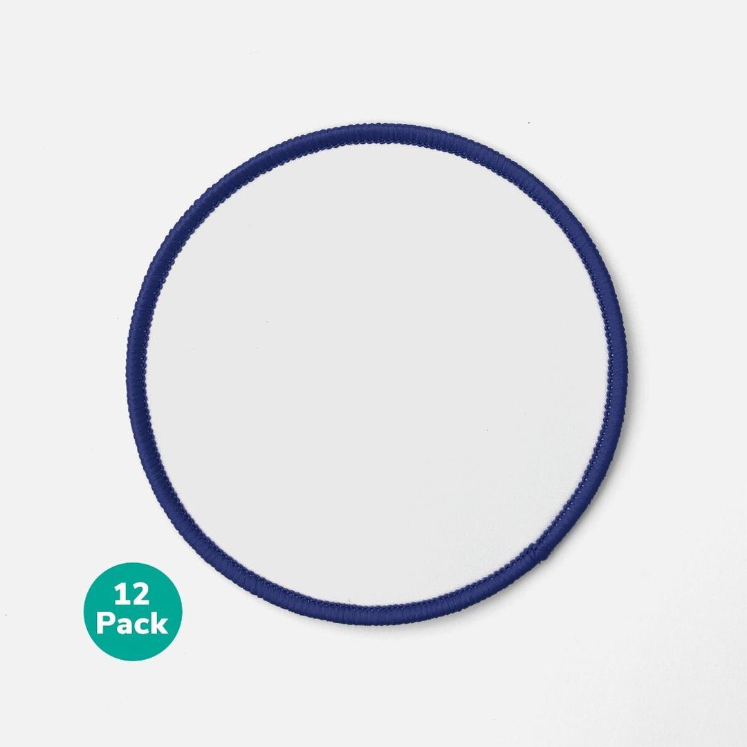 Create Your Own Badges | 8cm Blank Circle Badges - Pack of 12