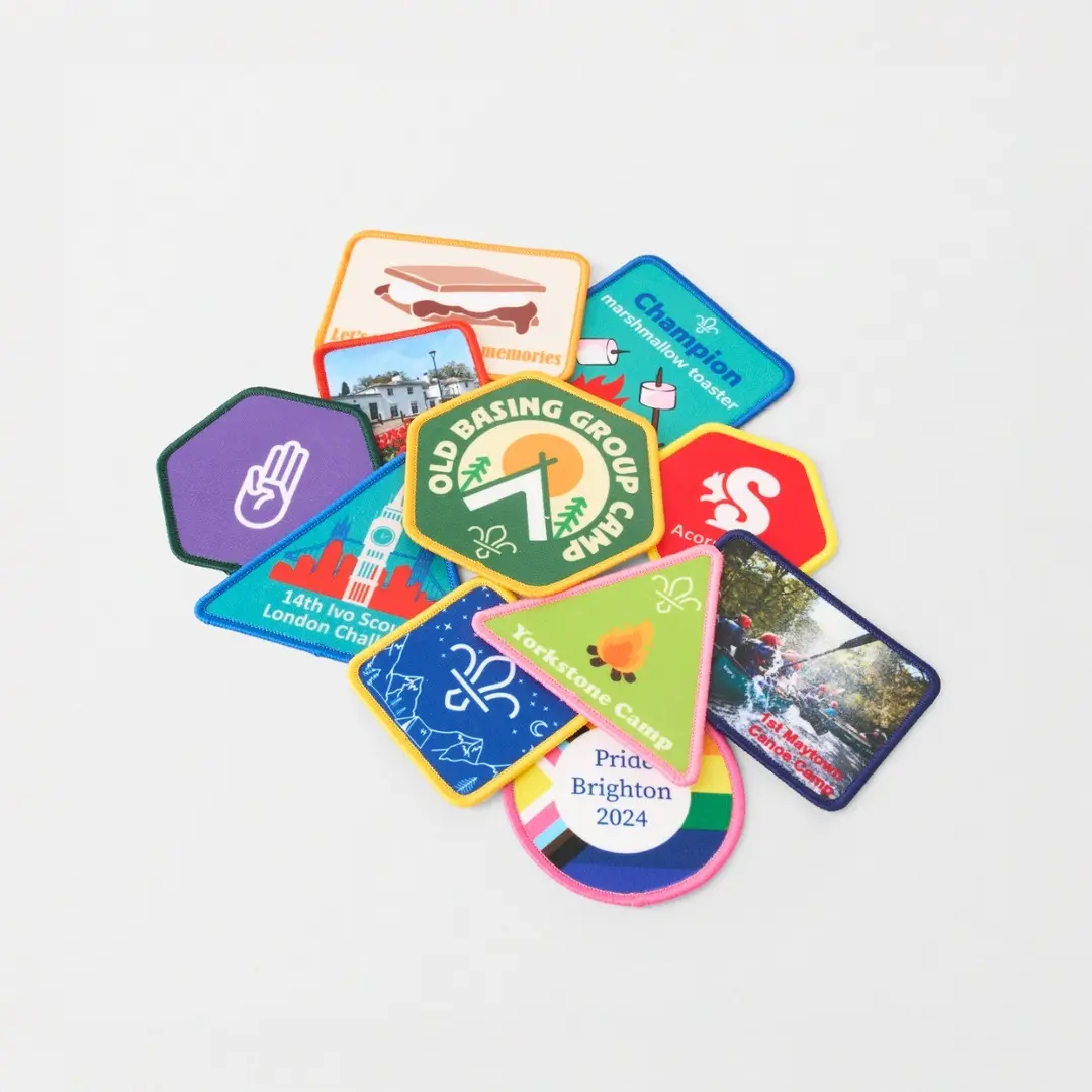 Personalised Custom Printed Badge - Triangle | Scout Store
