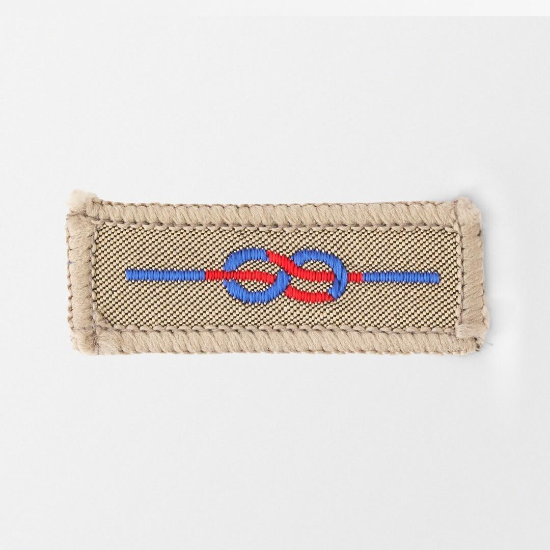 Gilt Cross Cloth Badge