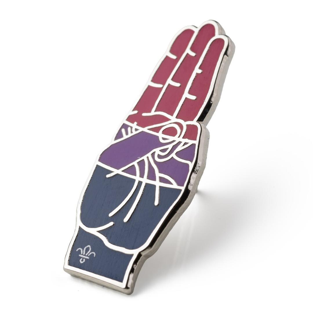 Scouts Bisexual Pride Pin Badge Outlet