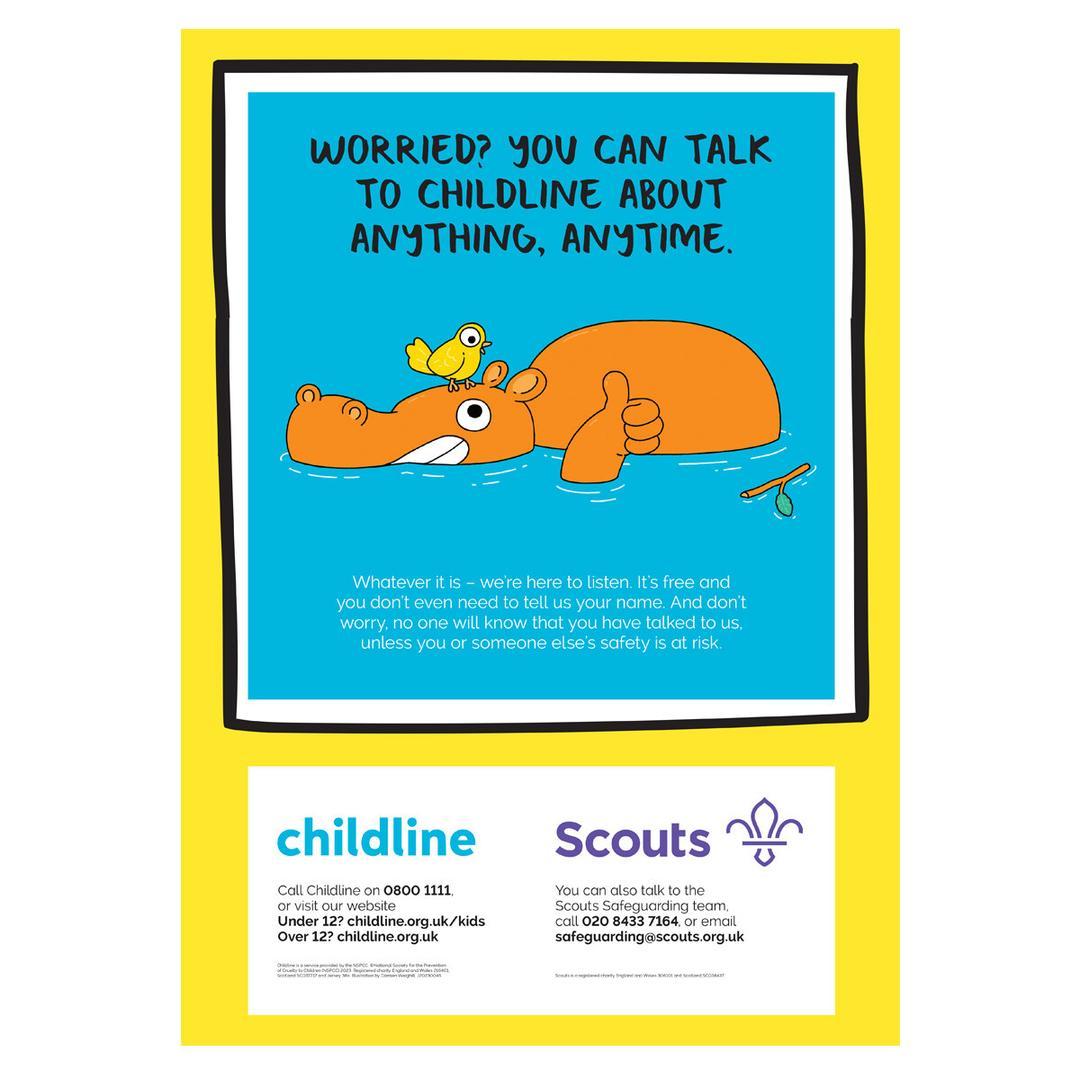 Childline Scouts A3 Poster 2024