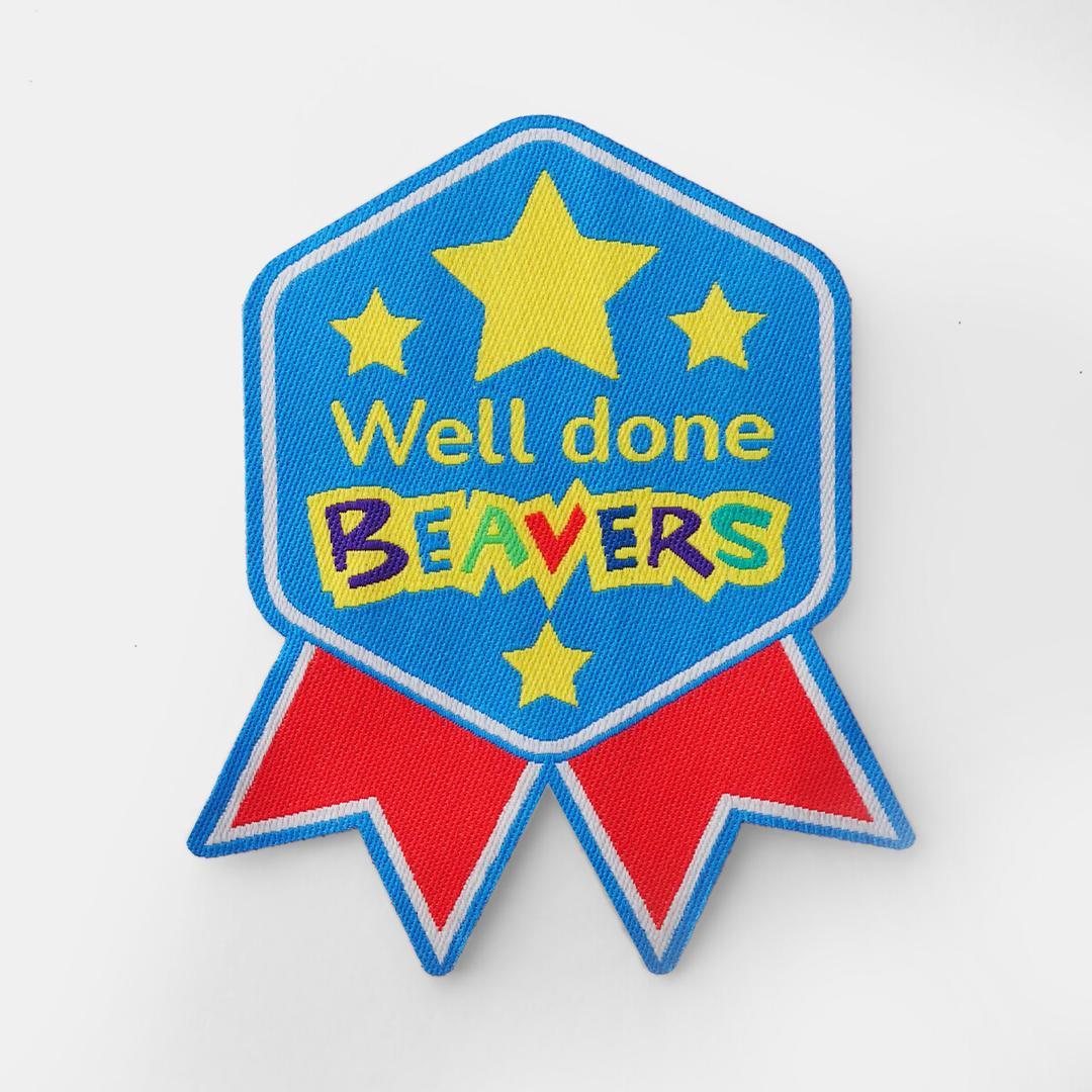 Beaver Scouts Well Done Blanket Badge