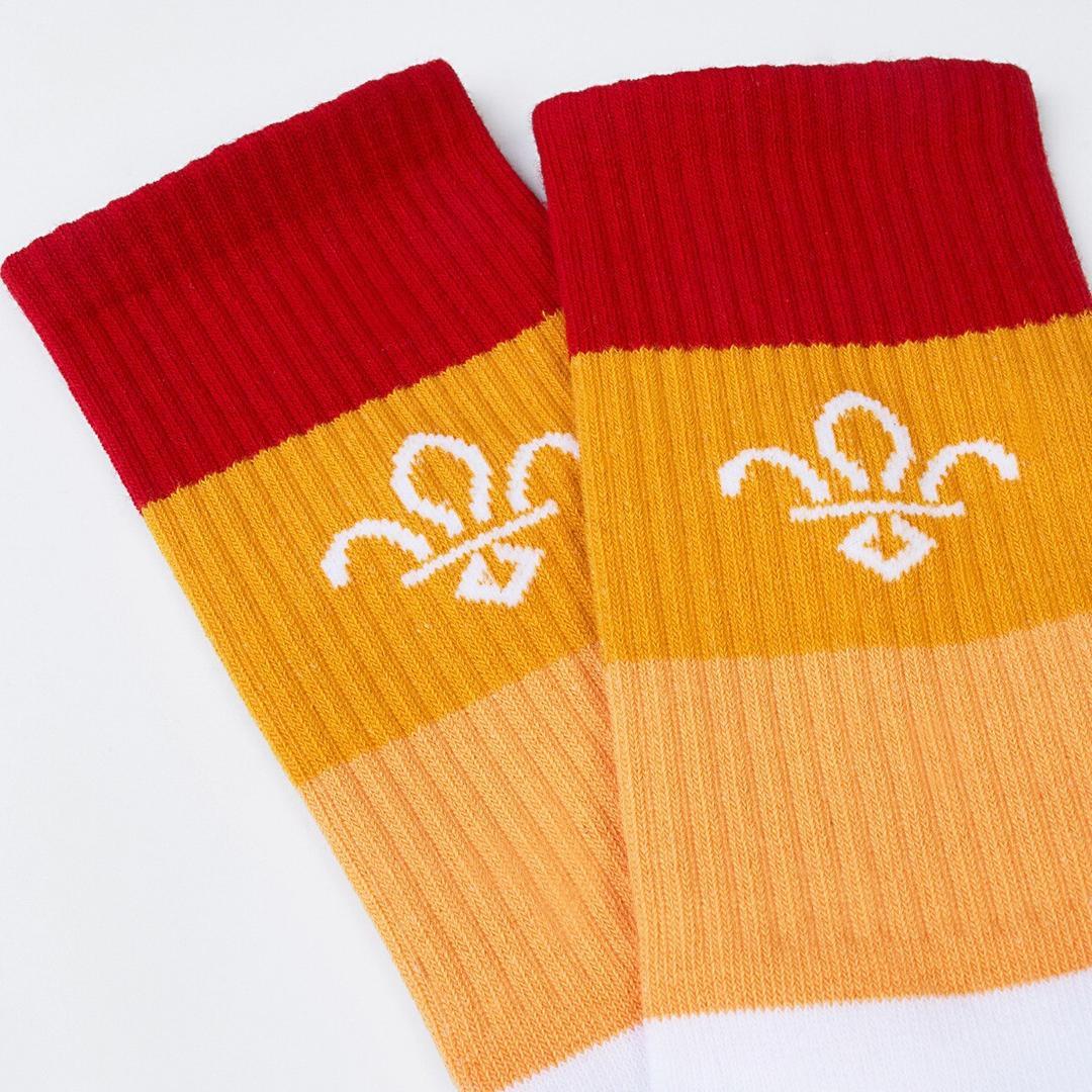Scout Pride Socks - Lesbian Flag | UK 6 -11 | Scout Store