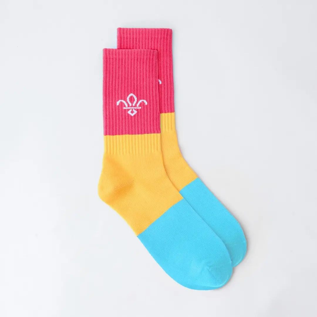 Scout Pride Socks - Pansexual Flag | 100% Cotton | Scout Store
