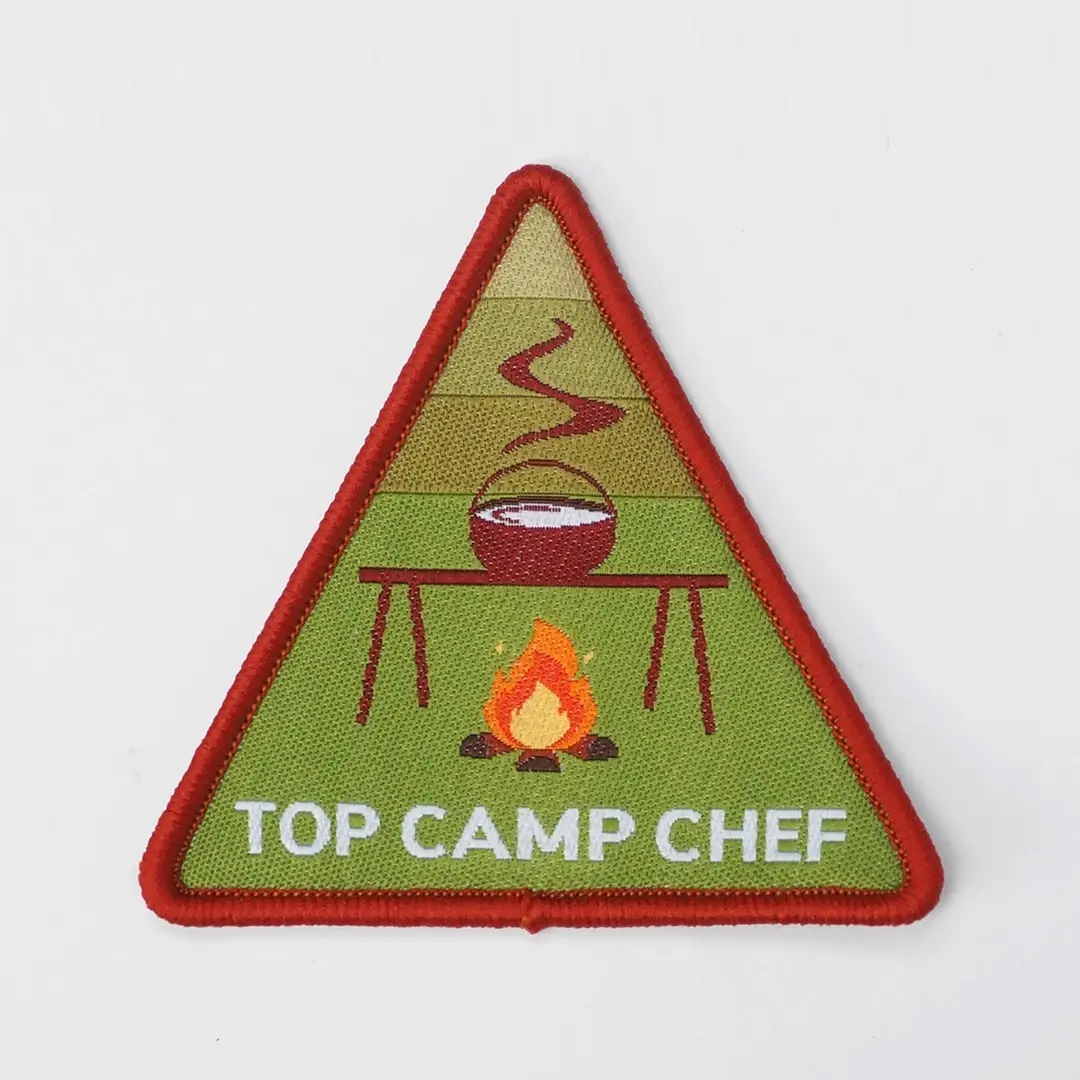Woven Activity Badge - Top Camp Chef | Not Just for Scouts!
