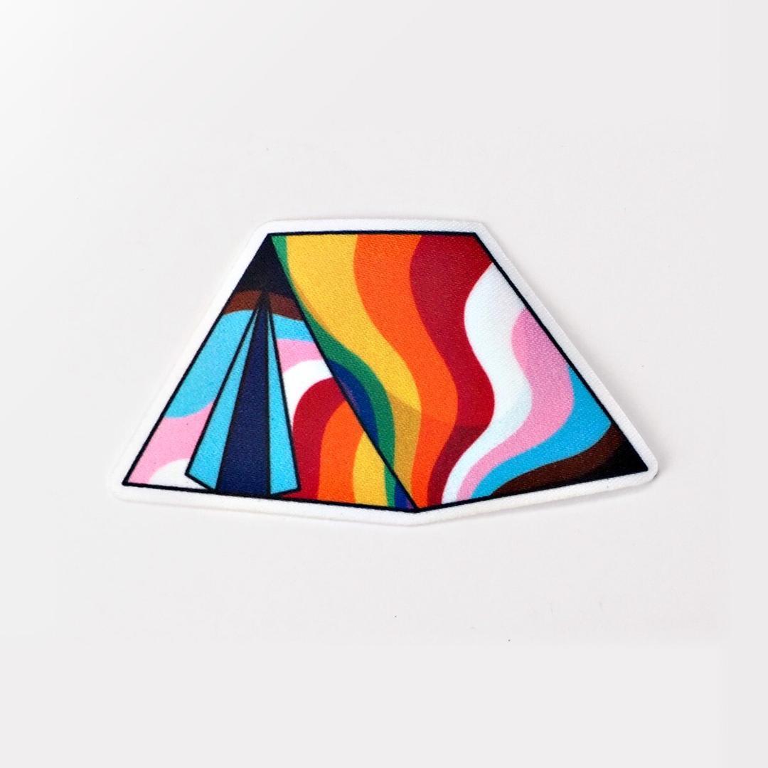 Pride Blanket Badge / Patch - Tent | Pride Badges