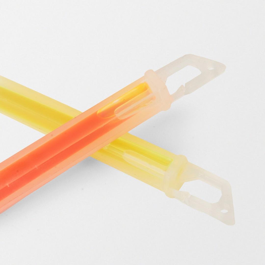 Lifesystems 15 Hour Glow Sticks 2 Pack | Orange and Green