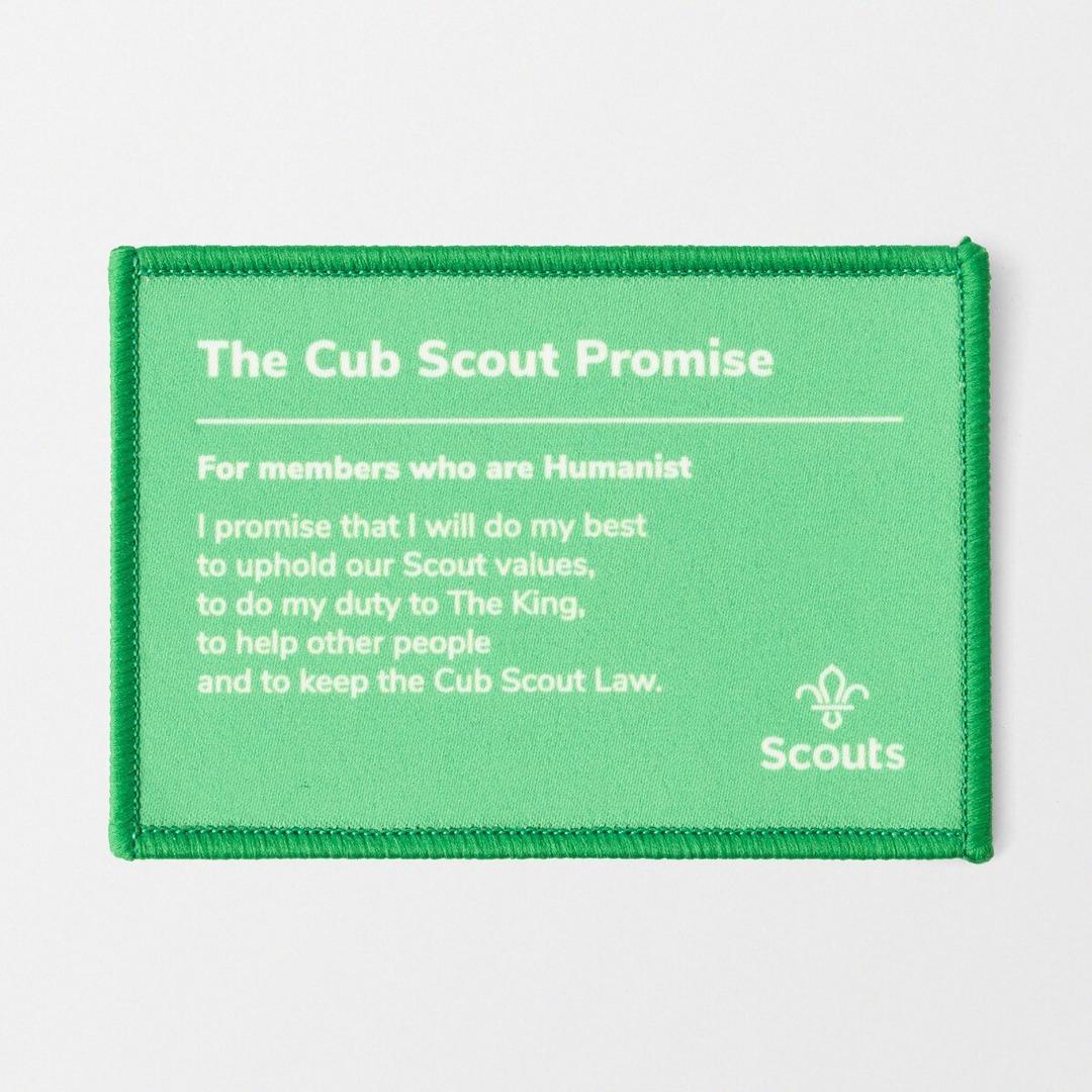 Cub Scouts Promise Badge - Humanist | Scout Store