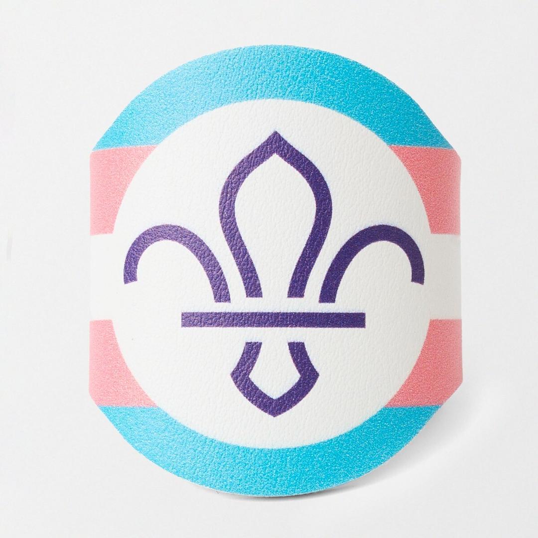 Scout Pride Woggle - Trans Flag | Scout Store