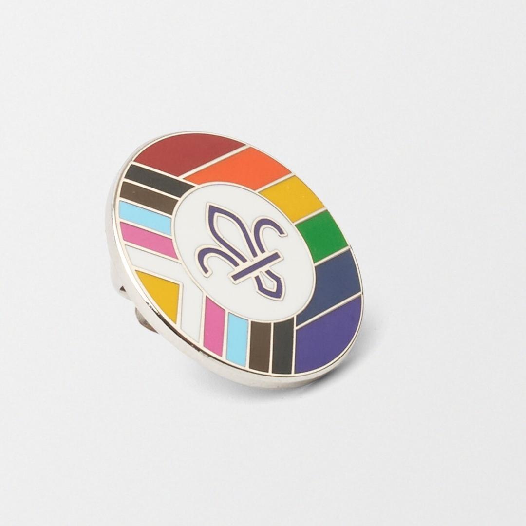 Scout Pride Progressive Flag Pin Badge | Scout Store