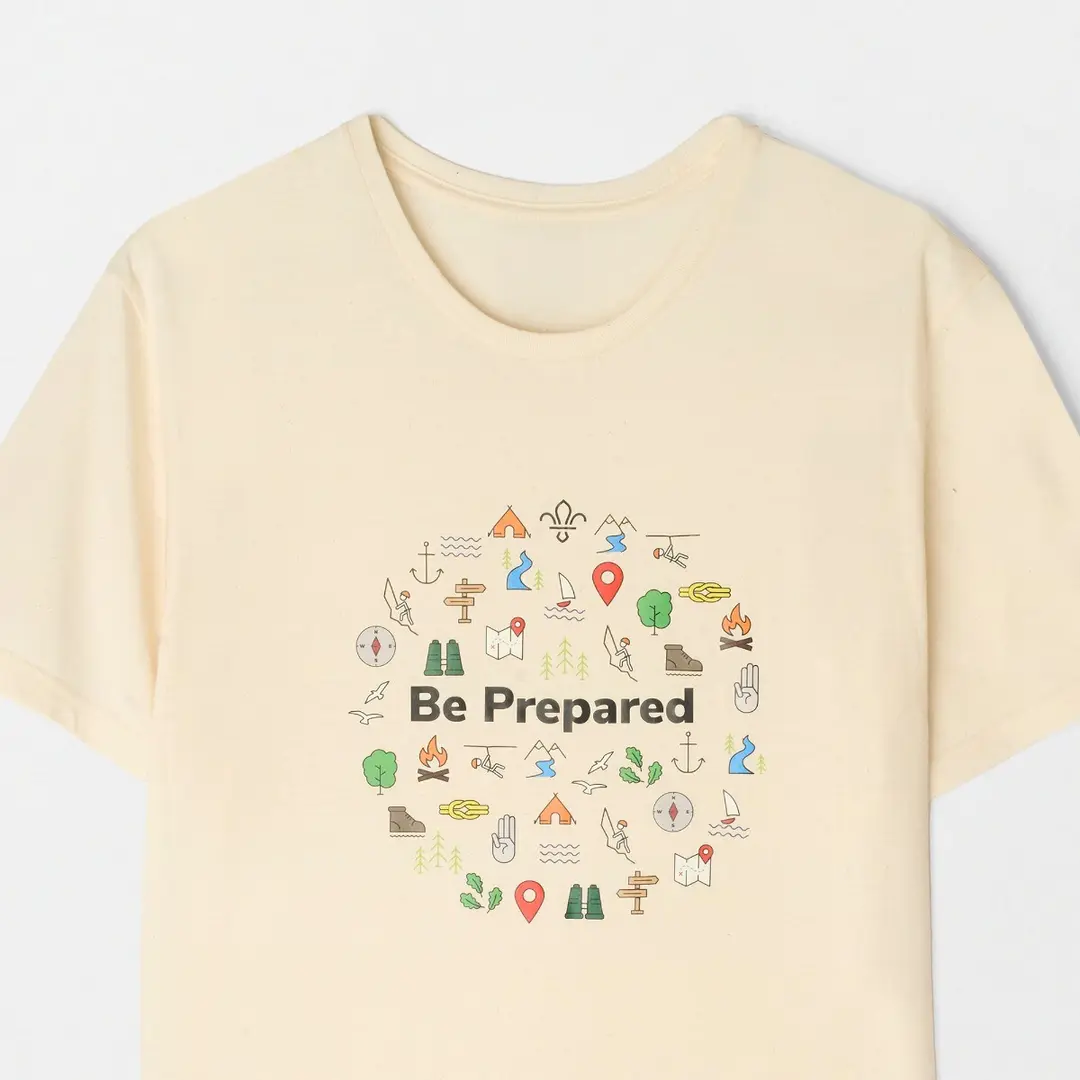 Scouts T-Shirt | Be Prepared | Activity Icons