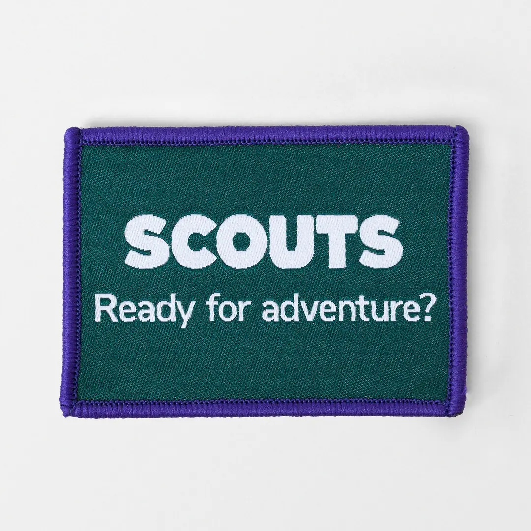Scouts Ready for Adventure? Blanket Badge | Scouts badges
