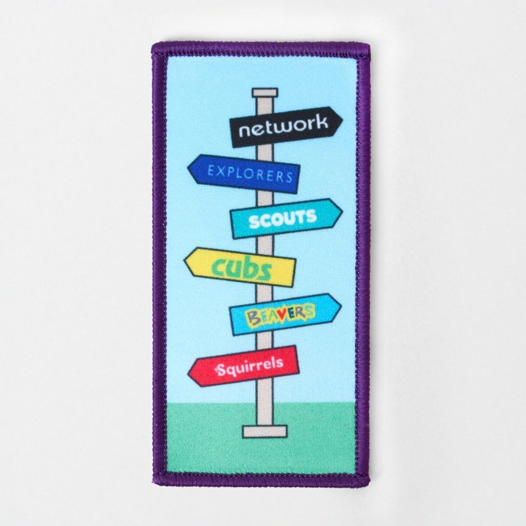 Scouts Section Signpost Blanket Badge | Scout Store