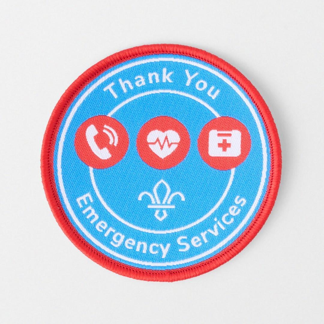 Scouts Blanket Badge - Thank You Emergency Services