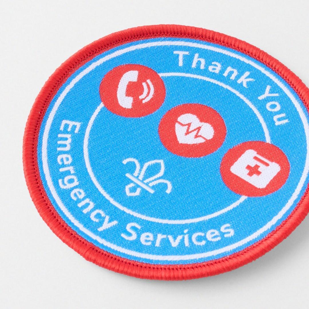 Scouts Blanket Badge - Thank You Emergency Services