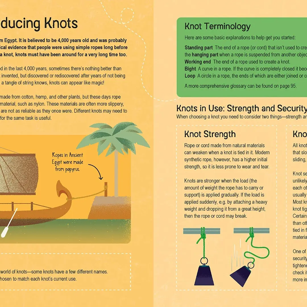 The Knots Handbook: Over 45 Easy-to-Learn, Practical Knots