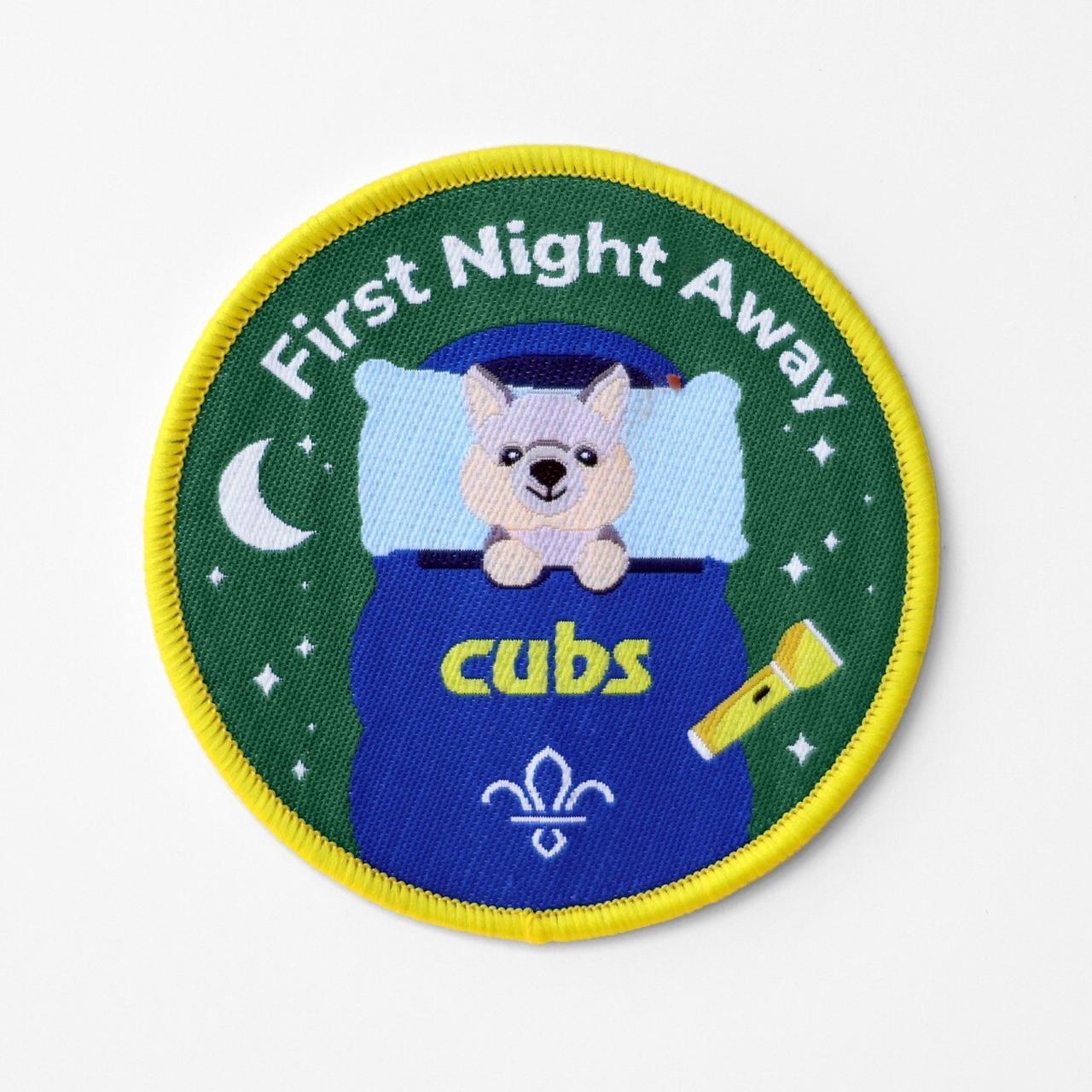 Cubs First Sleepover Badge | Cub Scouts | Scout Store