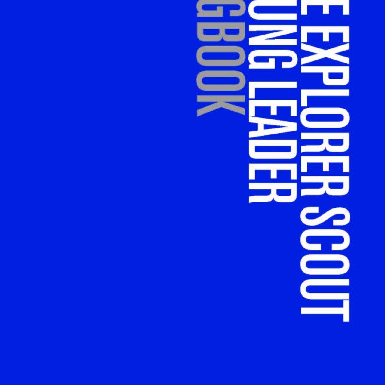 Explorer Scout Young Leader Log Book