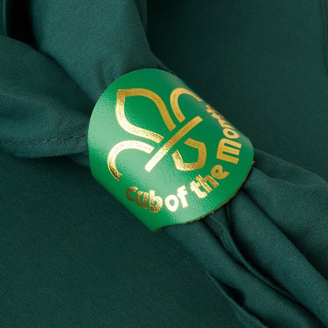 Cub Scouts Cub of the Month Leather Woggle