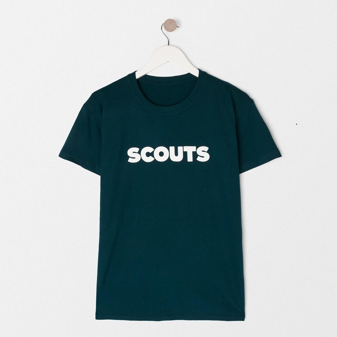 Scouts Section 100% Cotton Adult T-Shirt Petrol Blue S - 2XL