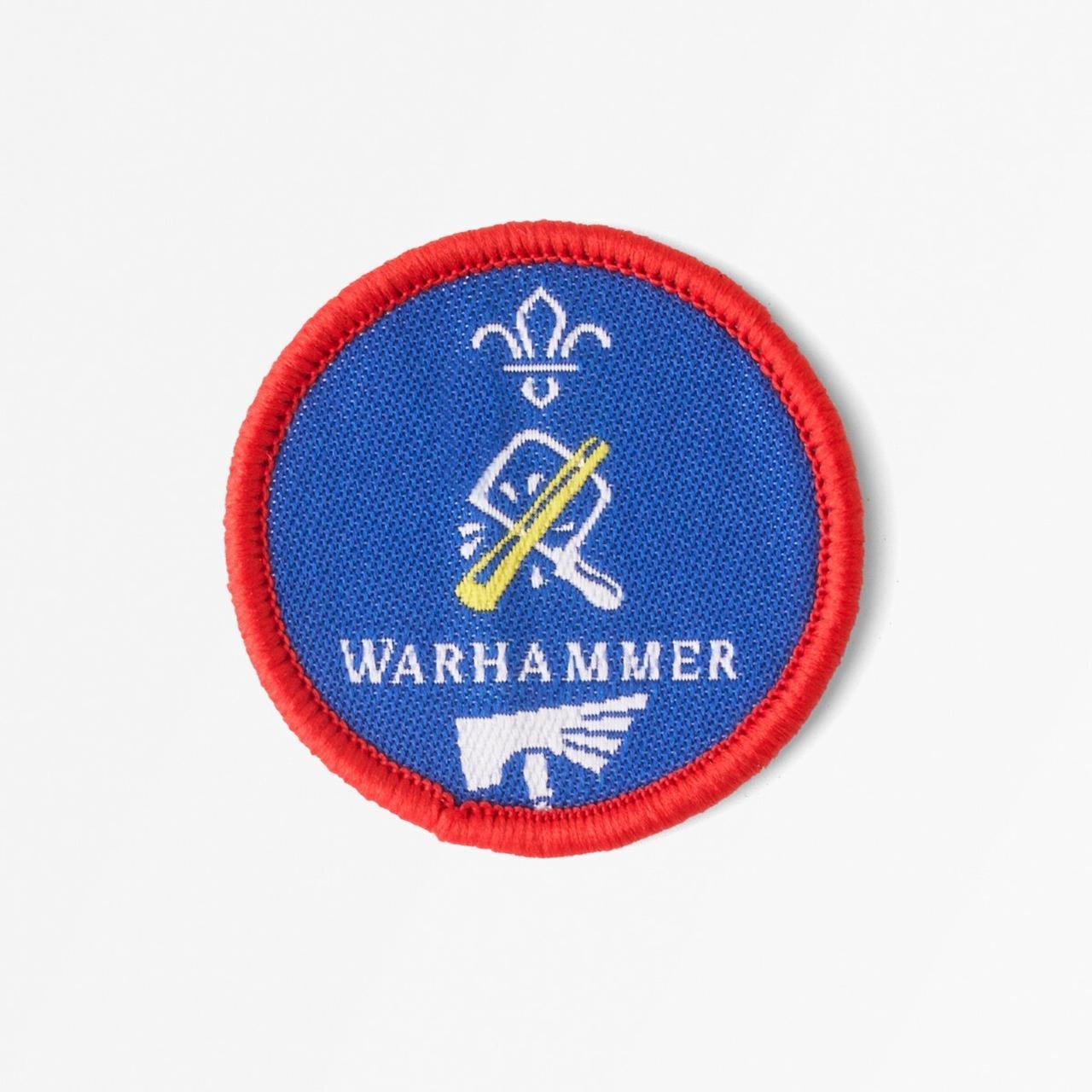 Scout Model Maker Activity Badge Warhammer