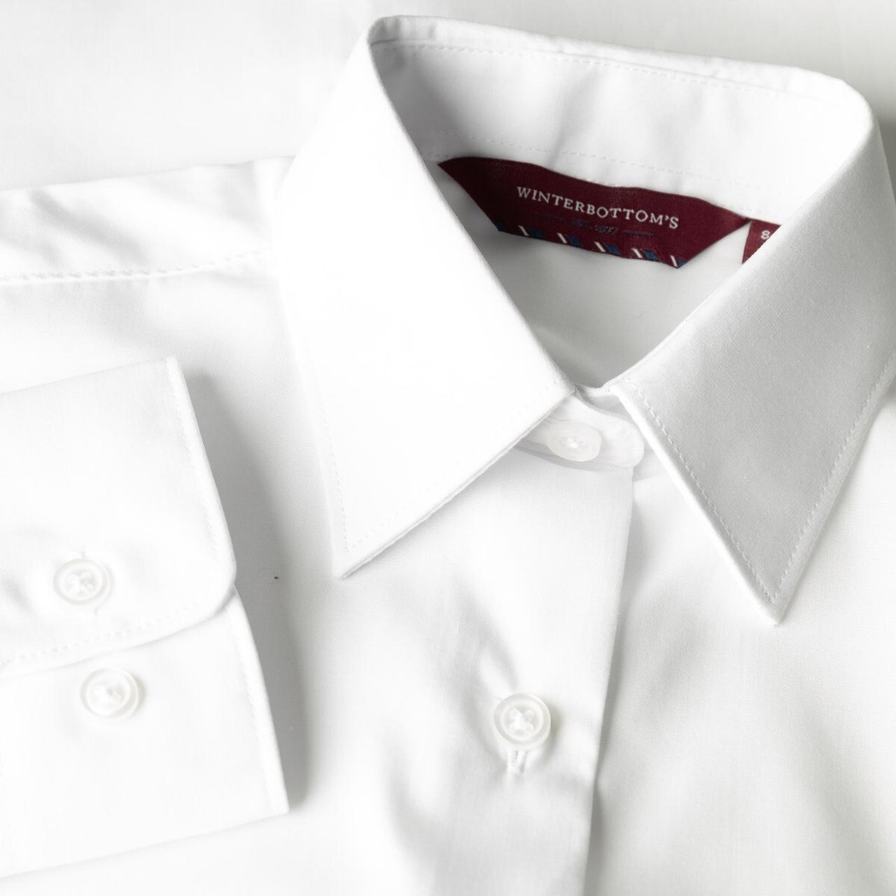 Long Sleeve White School Blouse - Twin pack | School Uniform