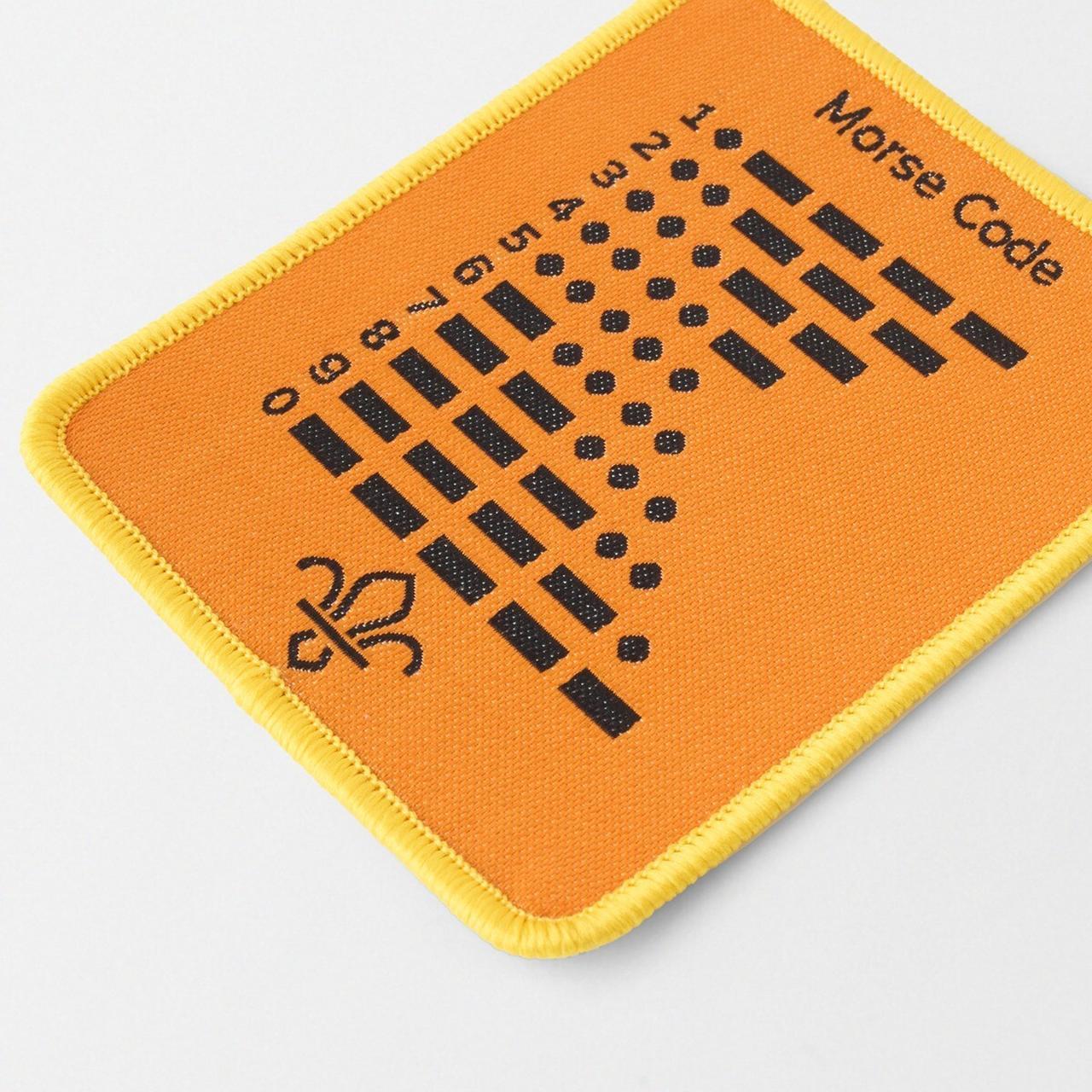 Scouts Blanket Badge - Morse Code Number
