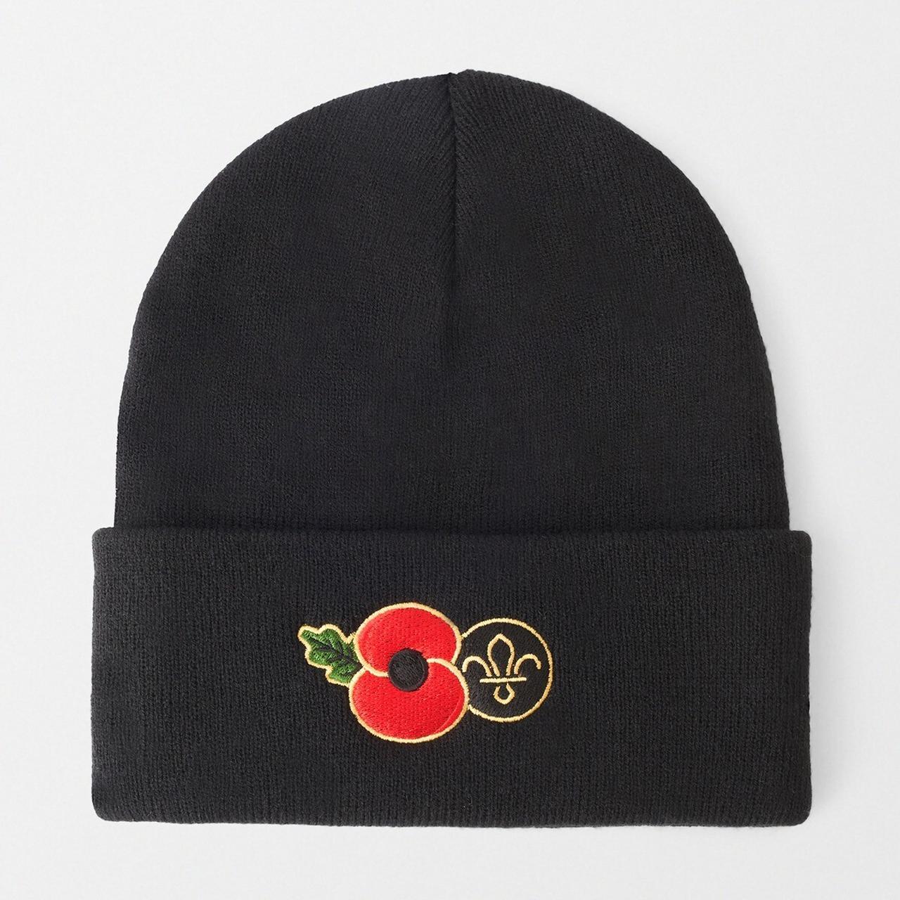 Poppy & Scouts Beanie Hat | Royal British Legion (RBL) & Scouts