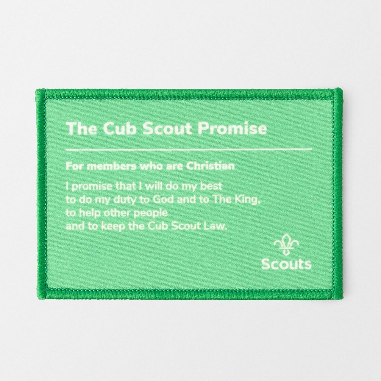 Cub Scouts Promise Badge - Christian | Scout Store