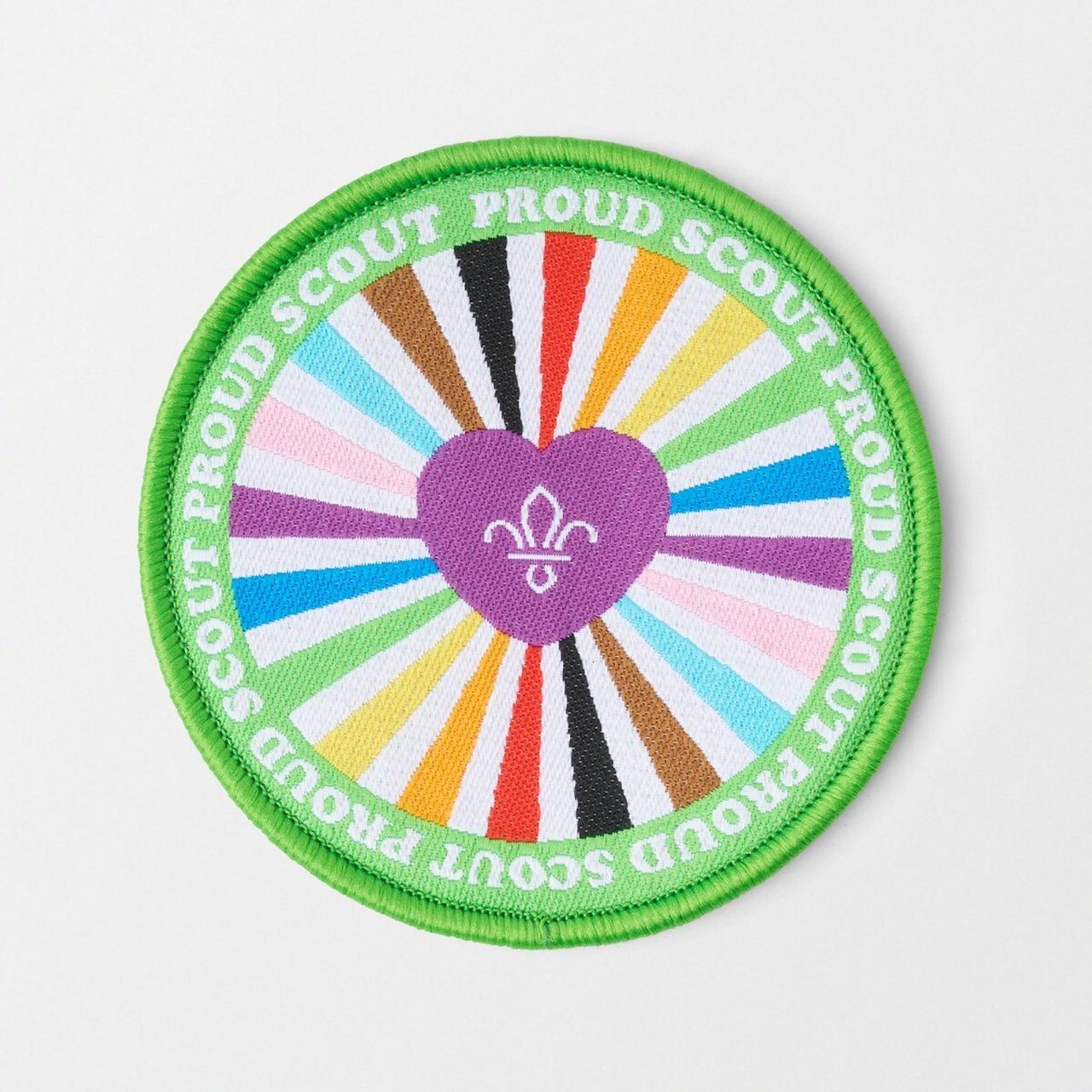 Pride 'Proud Scout' Badge | Scout Pride Badge