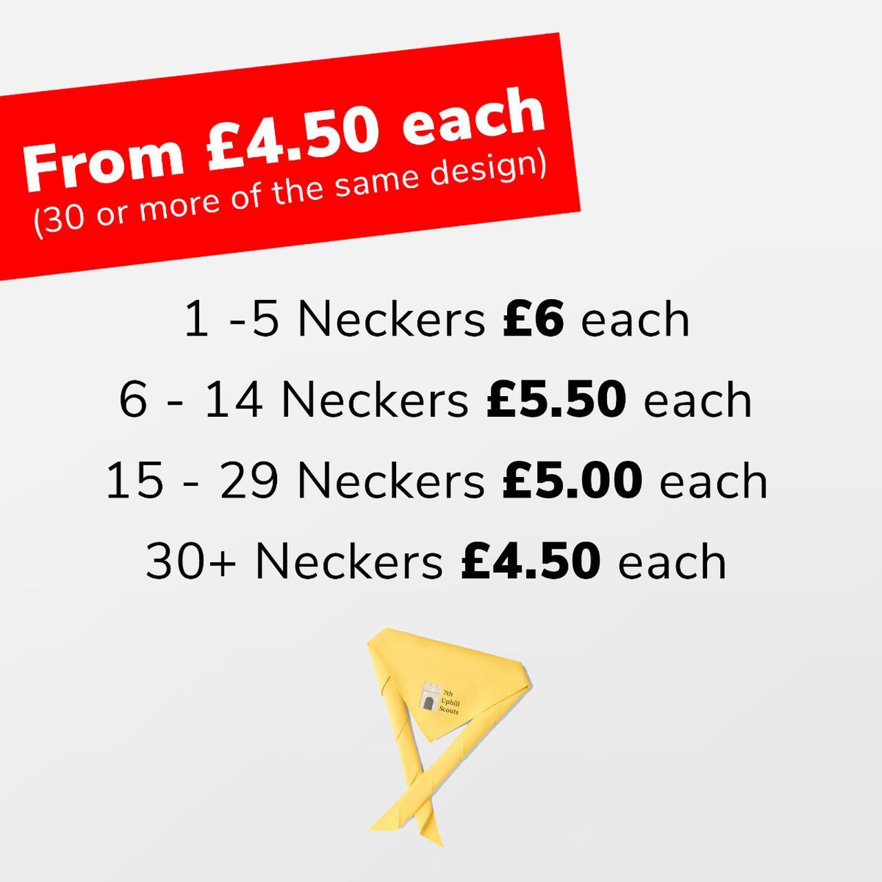 Scouts Personalised Custom Printed Scarves / Neckers - Kids | Scout Store