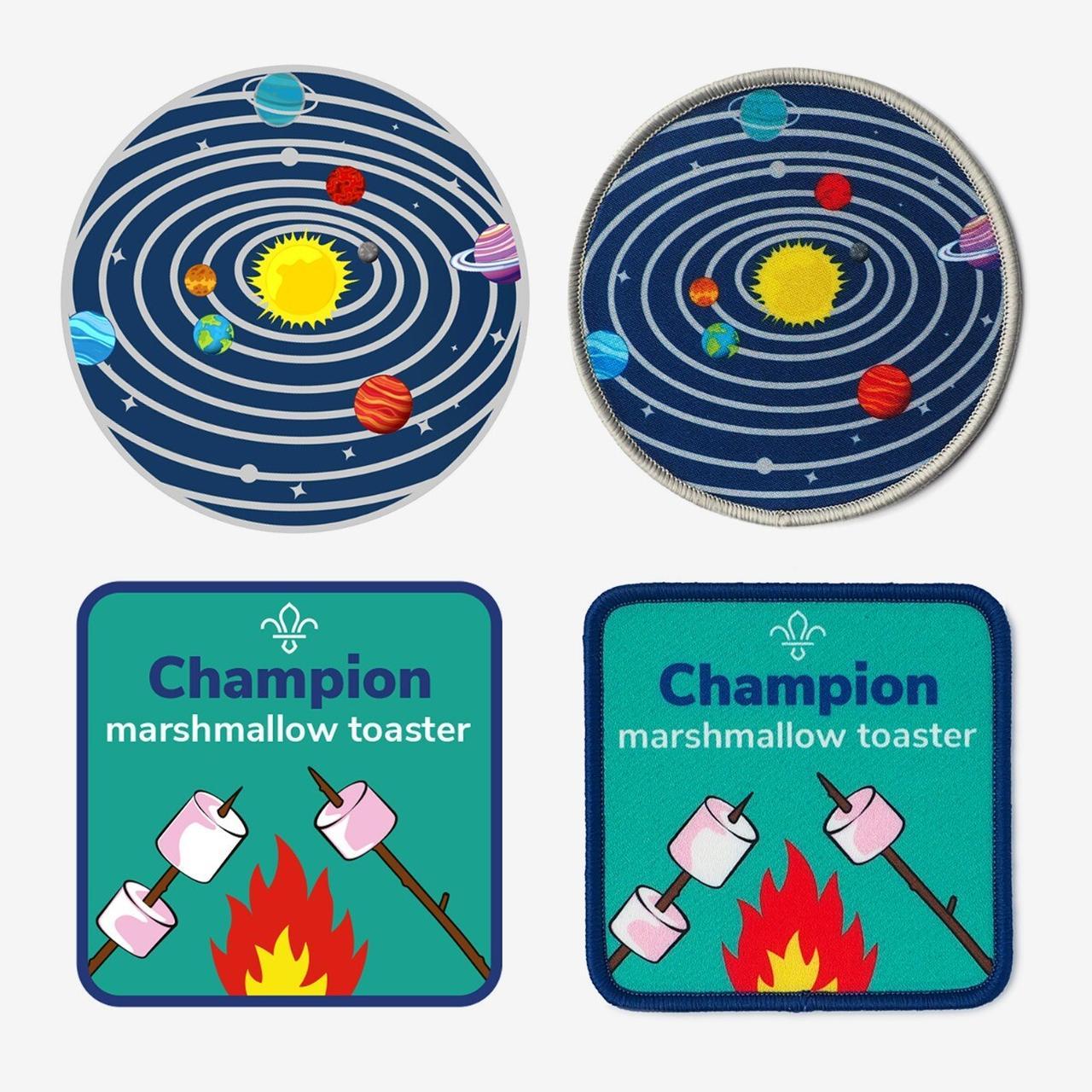 Personalised Badges - Square |Custom Badges / Patches Made to Order