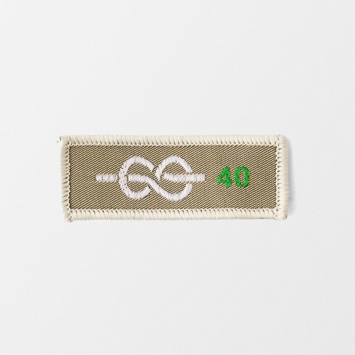 Chief Scout Length of Service Award | Cloth Badge | 40 Years