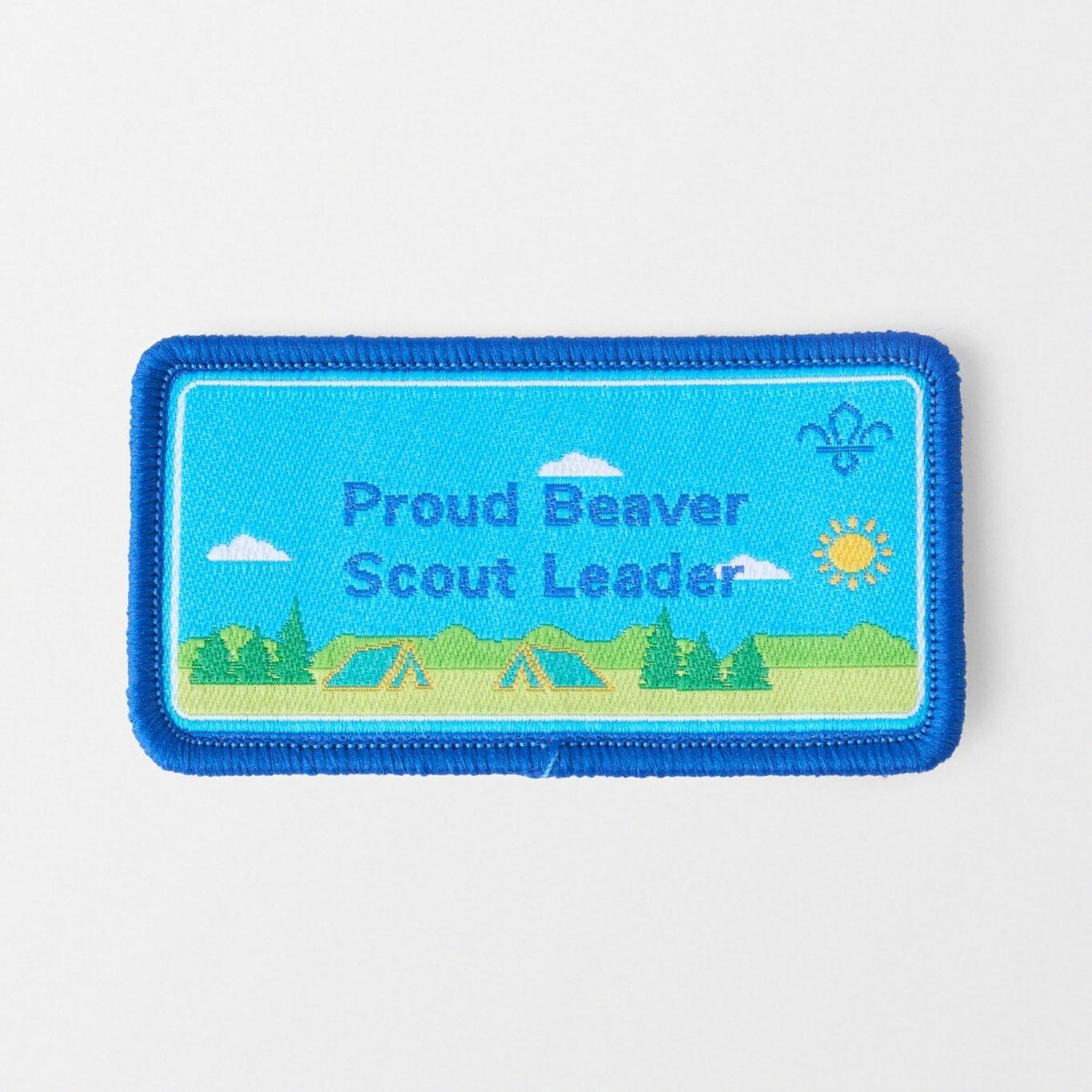 Scouts Blanket Badge - Proud Beaver Scout Leader