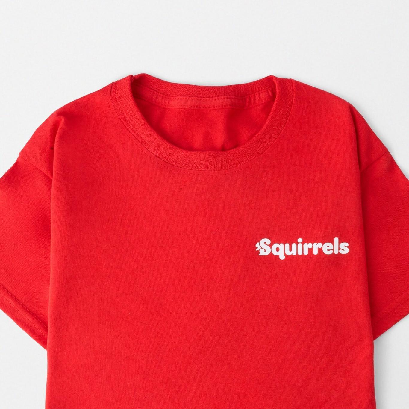 Squirrel Scouts Kids T-Shirt - Tail Print