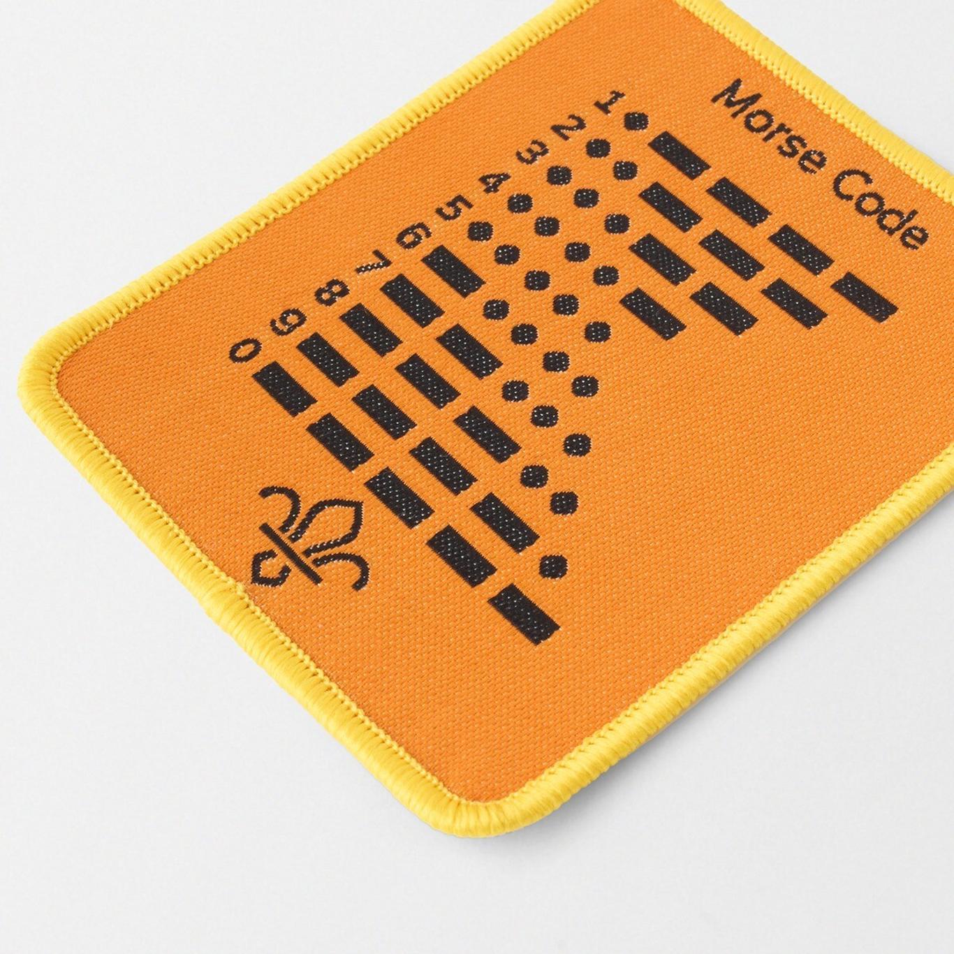 Scouts Blanket Badge - Morse Code Number