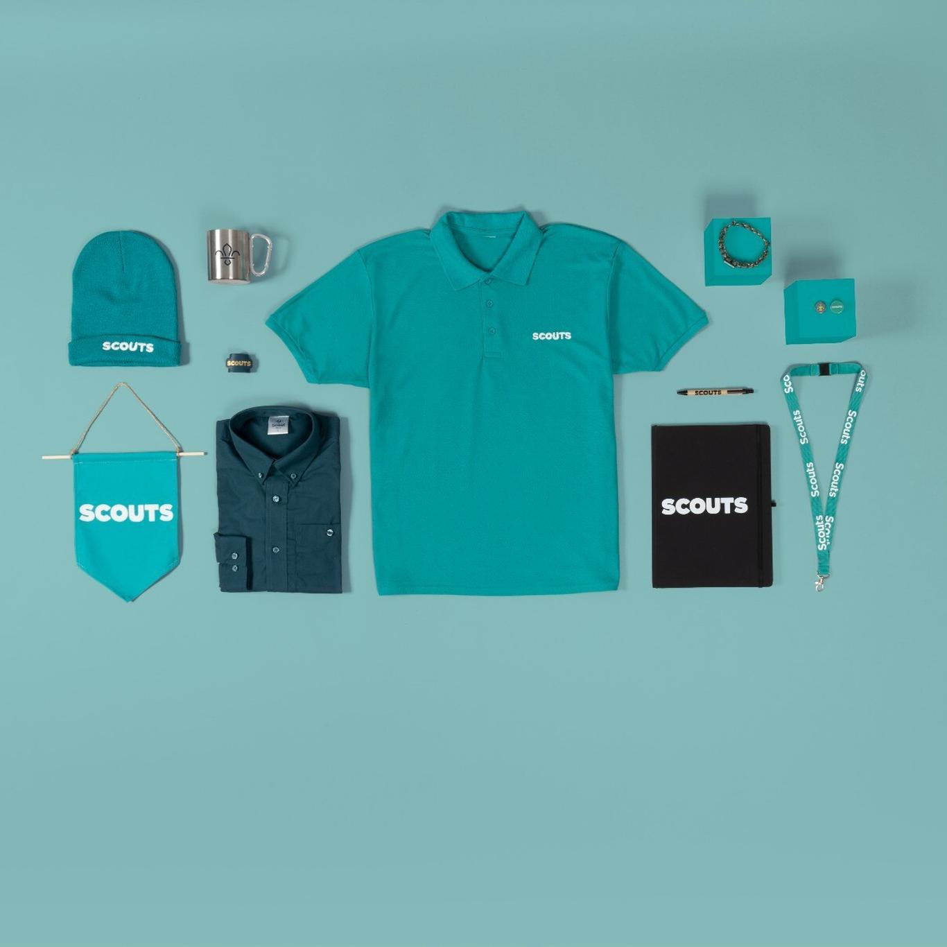 Scouts Adult Polo Shirt | Sizes 35" - 52" | Scouts Section