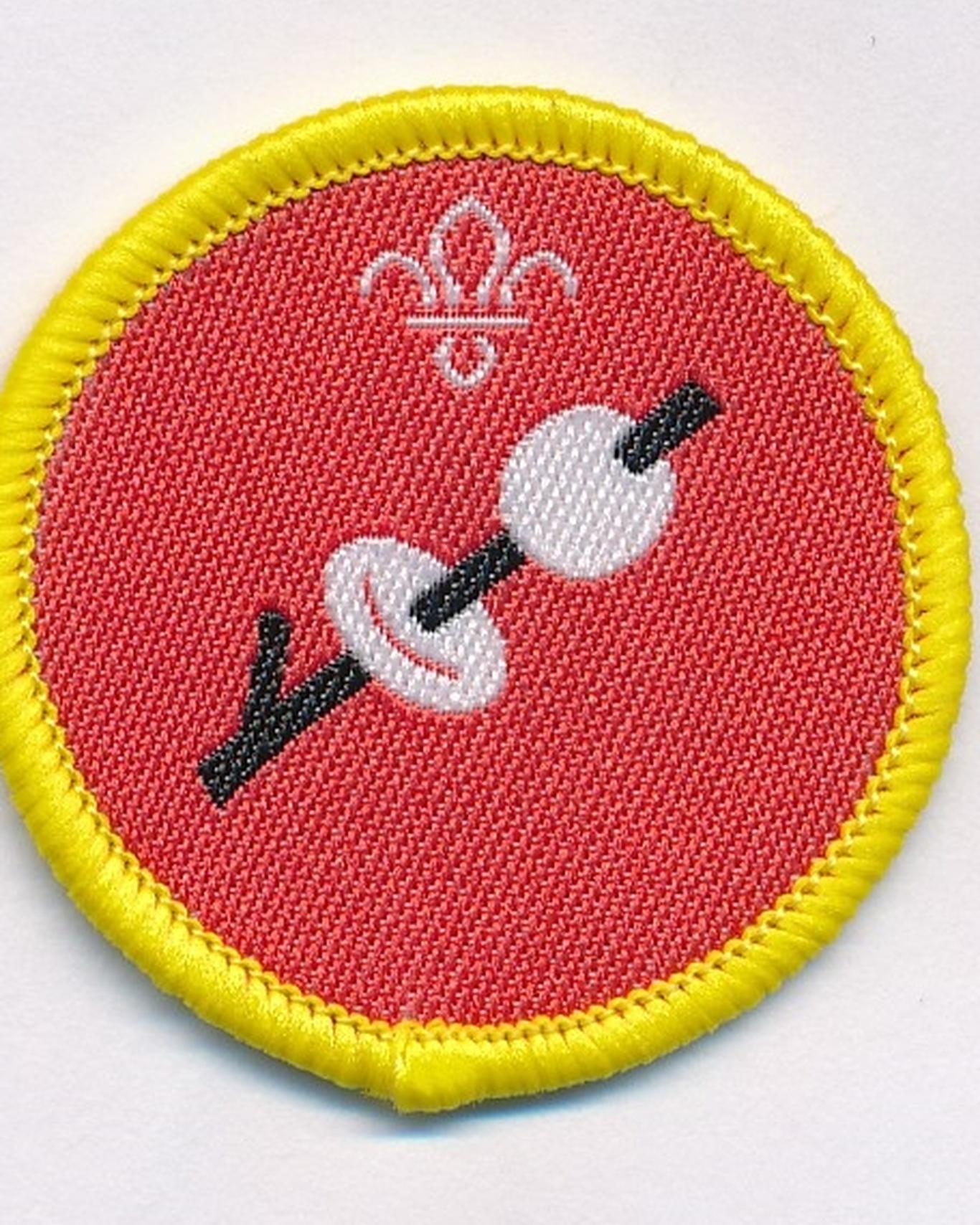 Beaver Scouts Logo Woven Badge 7 x 2.3cm Scouts Sections
