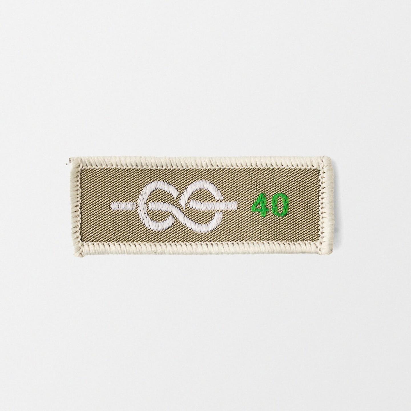 Chief Scout Length of Service Award | Cloth Badge | 40 Years