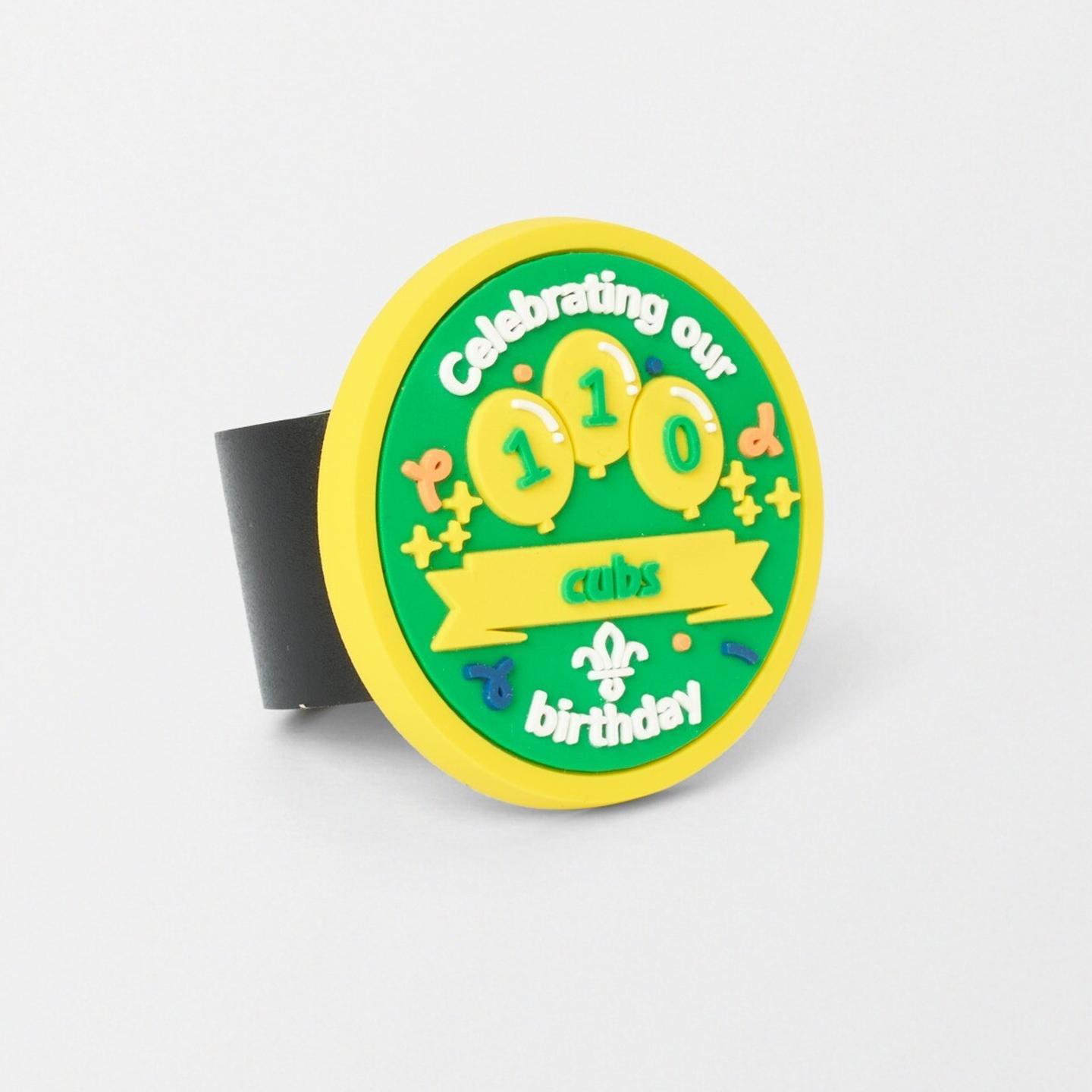 Cubs 110th Birthday Celebration Woggle