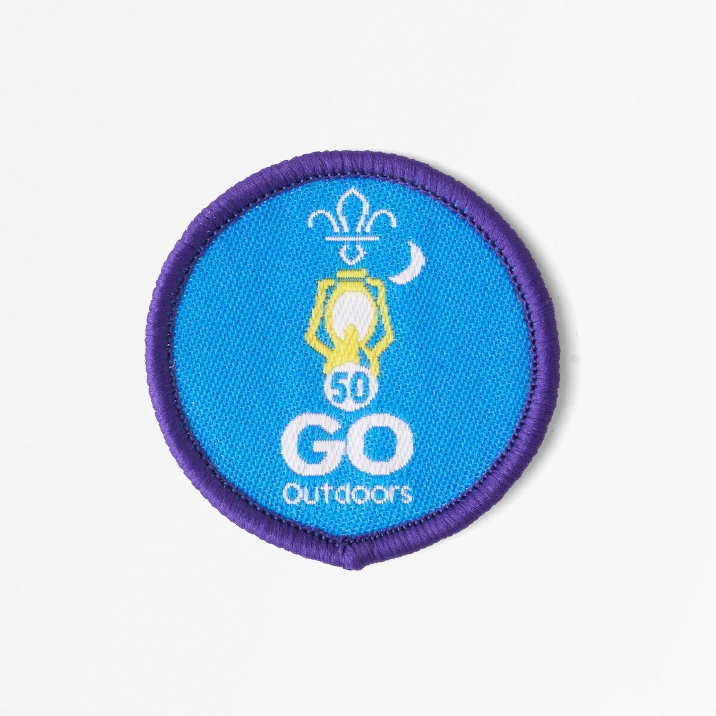 Activity Nights Away Badge Stage 50 (Go Outdoors)