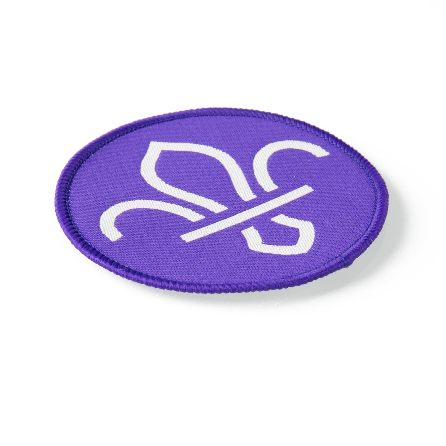 FDL Fleur de Lis Woven Fun Badge Scouts Sections