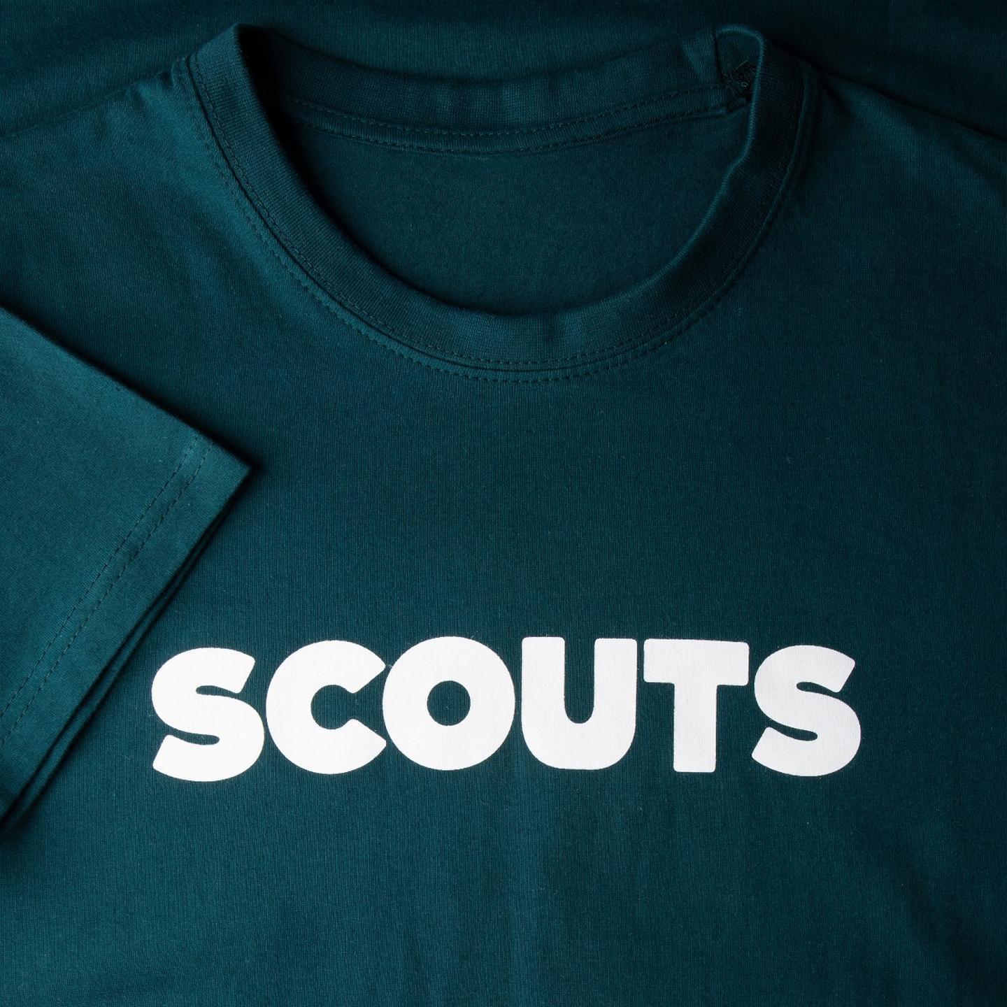Scouts Section 100% Cotton Adult T-Shirt Petrol Blue S - 2XL Scouts ...