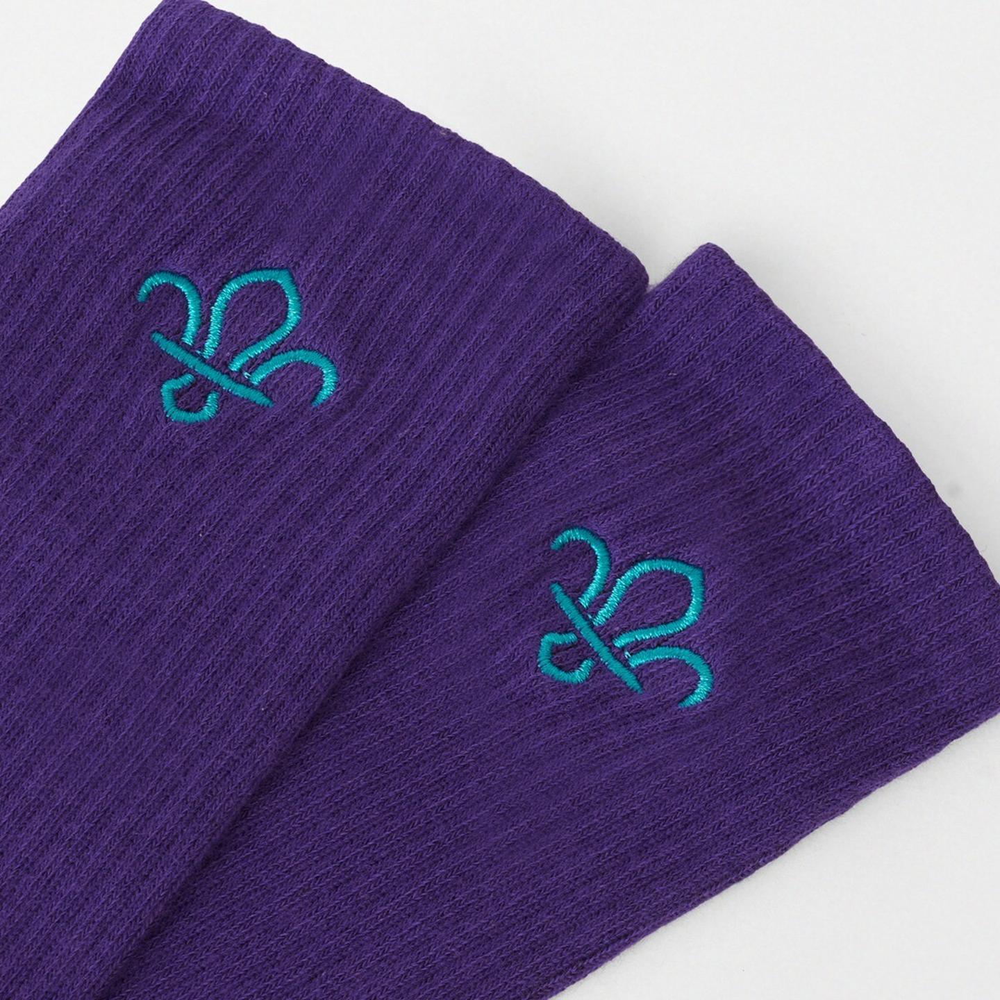 Scouts Fleur de Lis Socks | 100% Cotton | Navy or Purple