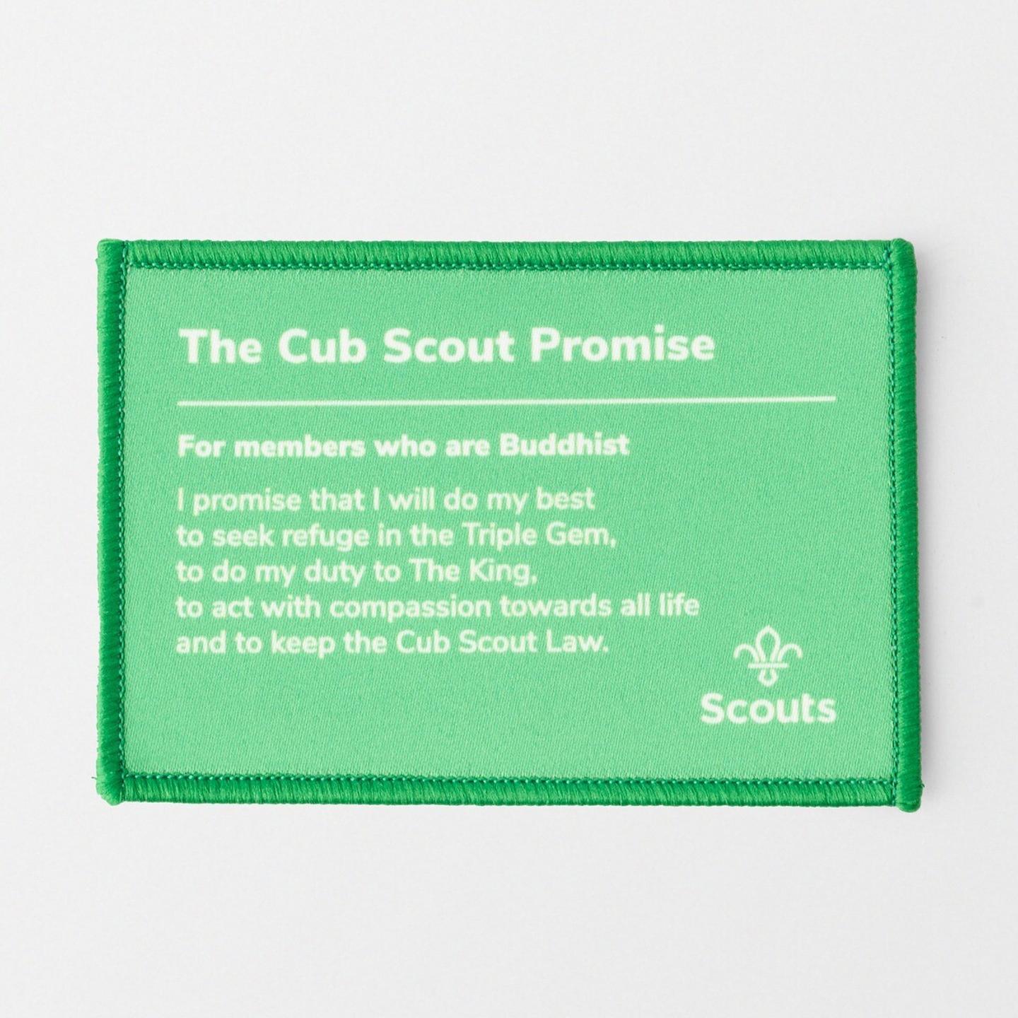 Cub Scouts Promise Badge - Buddhist | Scout Store