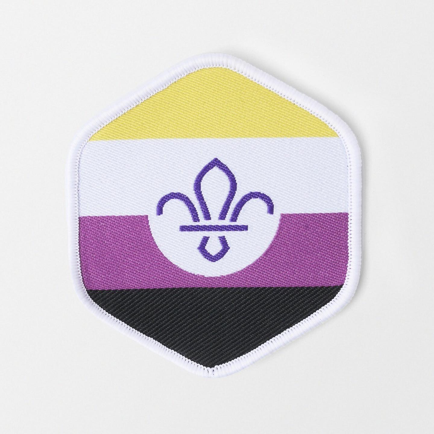 Scout Pride Blanket Badge - Non-Binary | Pride Badges