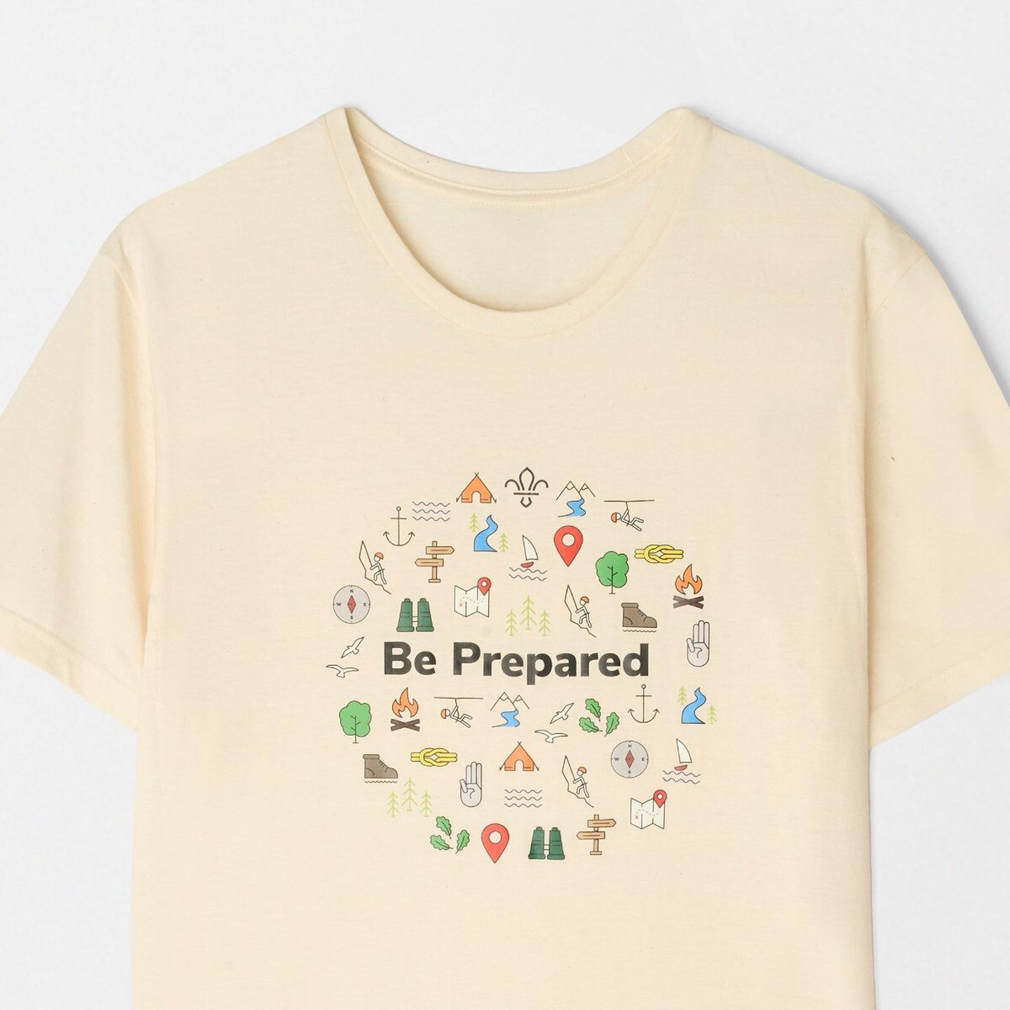 Scouts T-Shirt | Be Prepared | Activity Icons