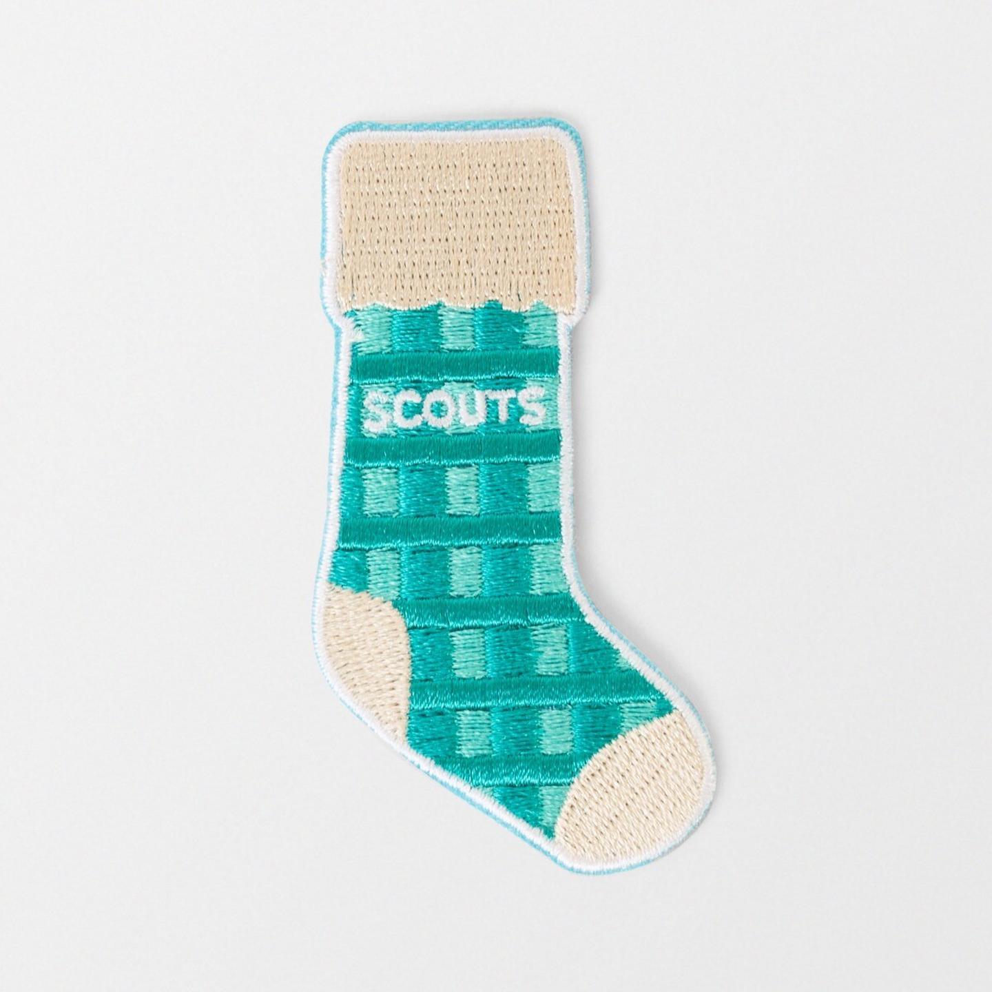 Scouts Christmas Stocking Badge | Christmas Badges | Scout Store